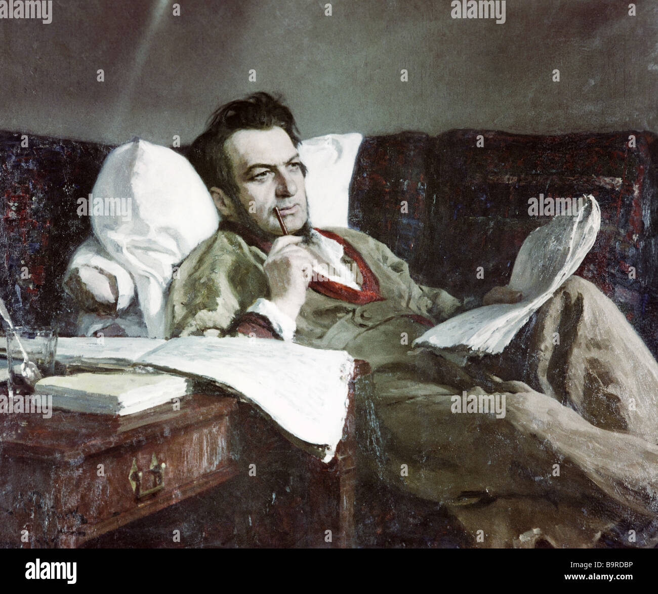 Ilya Repin Portrait of composer Mikhail Glinka State Tretyakov Gallery ...