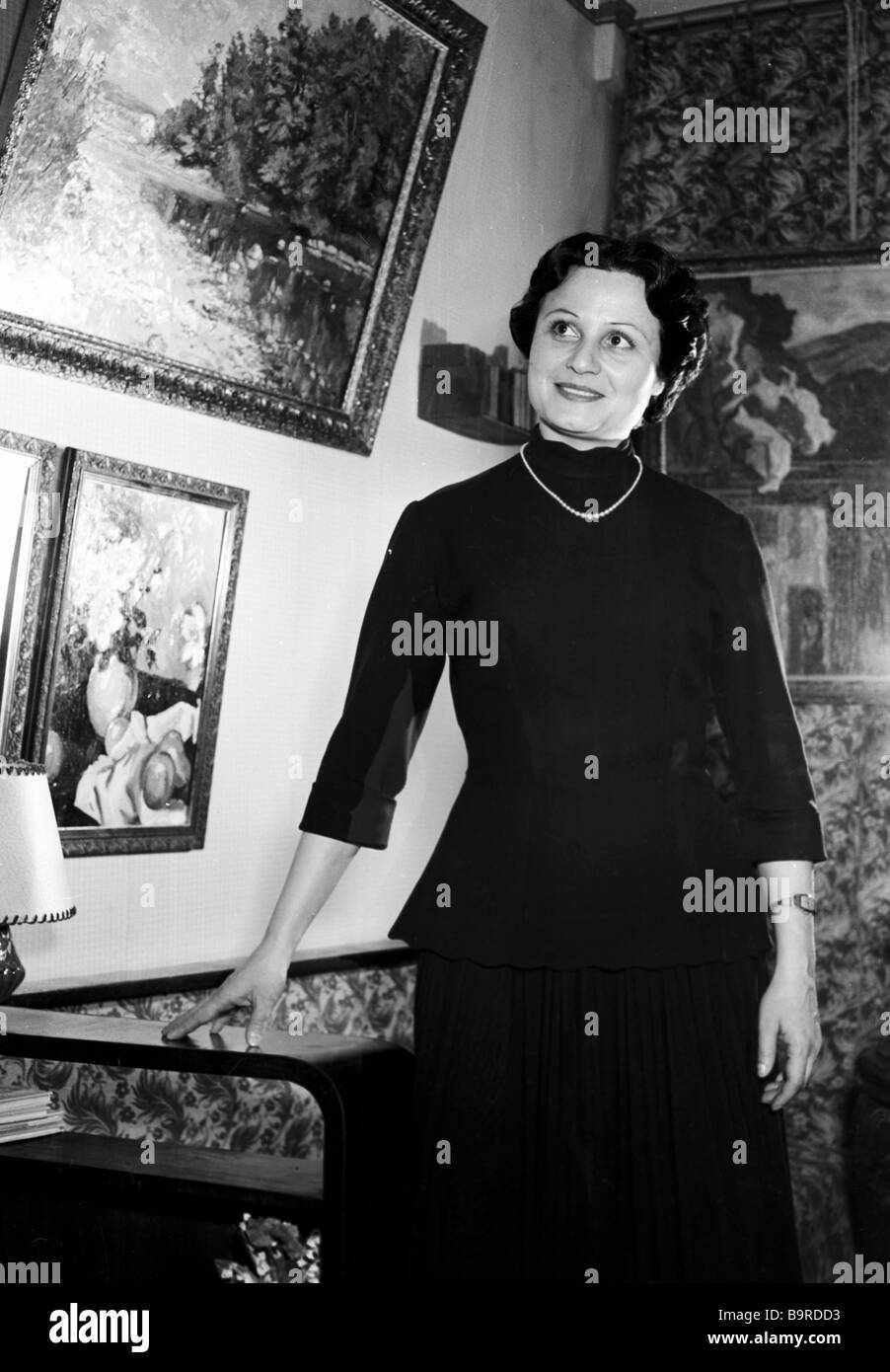 Anton Chekhov Art Theatre actress Anna Andreyeva Stock Photo - Alamy