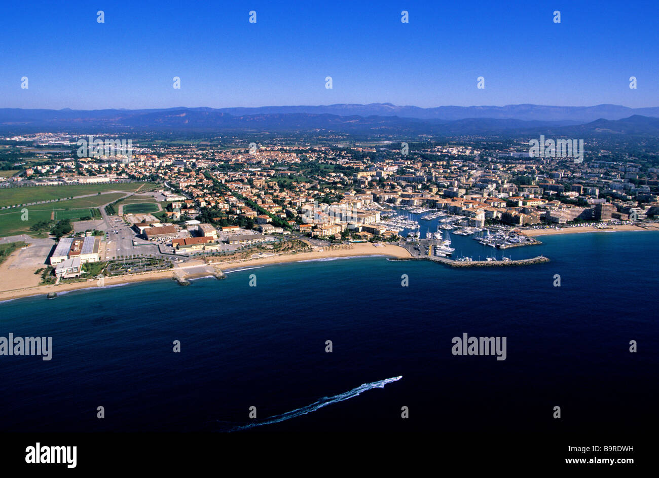 France, Var, Port Frejus (aerial view Stock Photo - Alamy