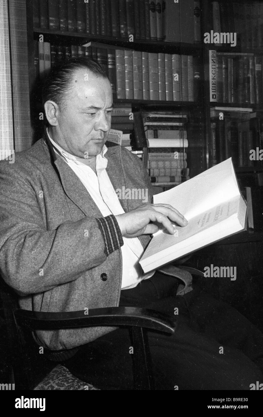 Famous Soviet film actor Boris Andreyev Stock Photo - Alamy