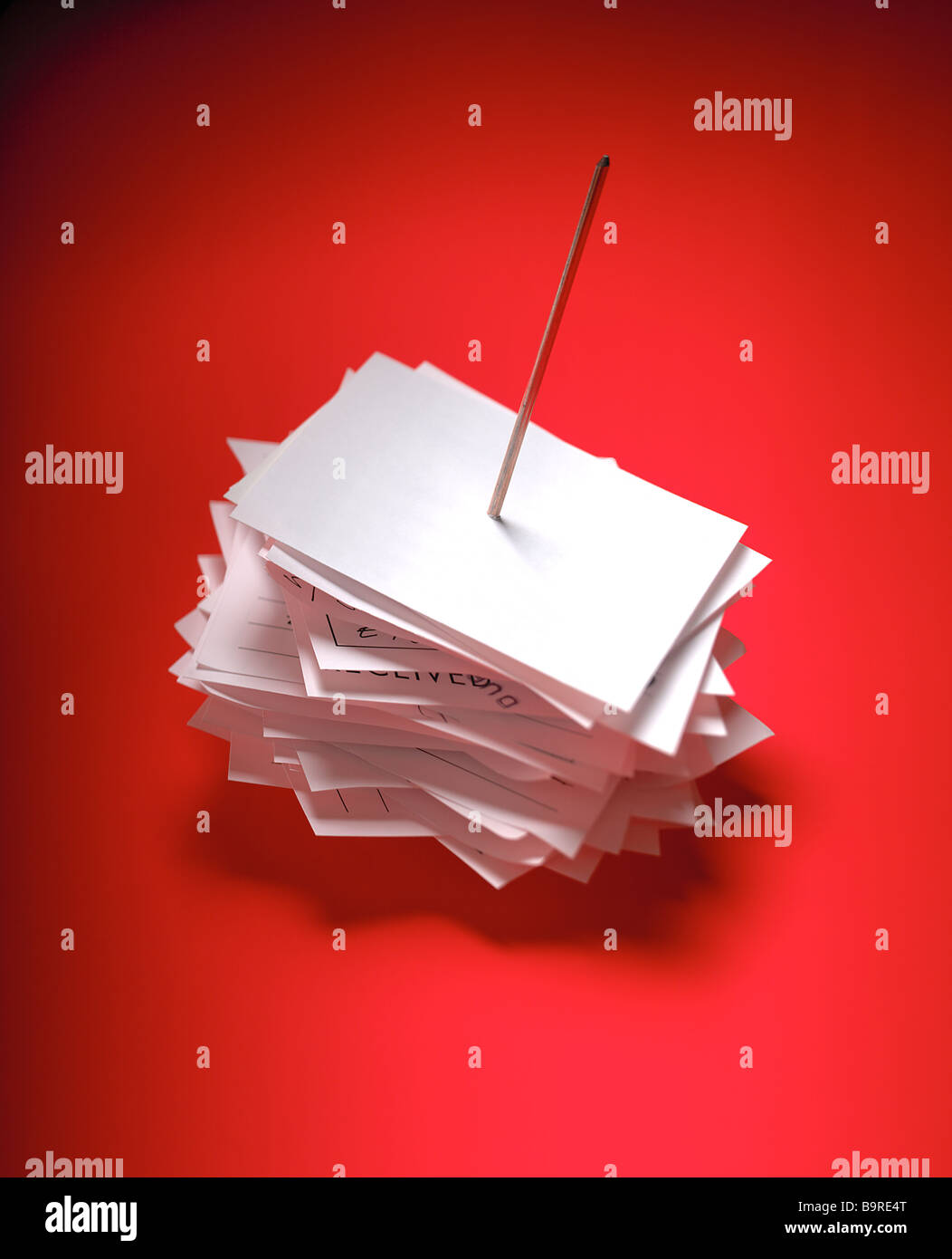 Receipts on paper spike hi-res stock photography and images - Alamy