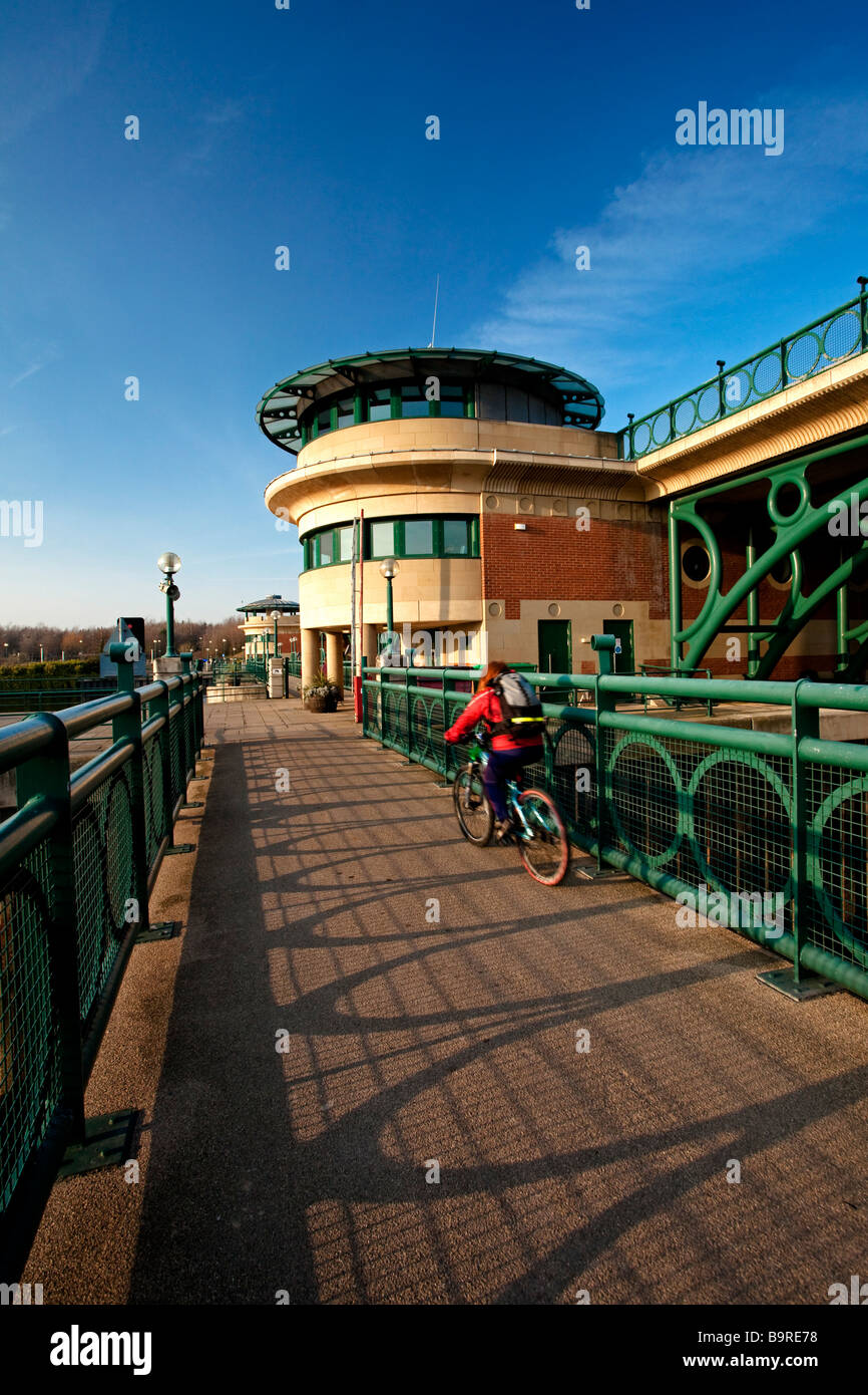 The River Tees Barrage Stockton on Tees Cleveland Stock Photo - Alamy