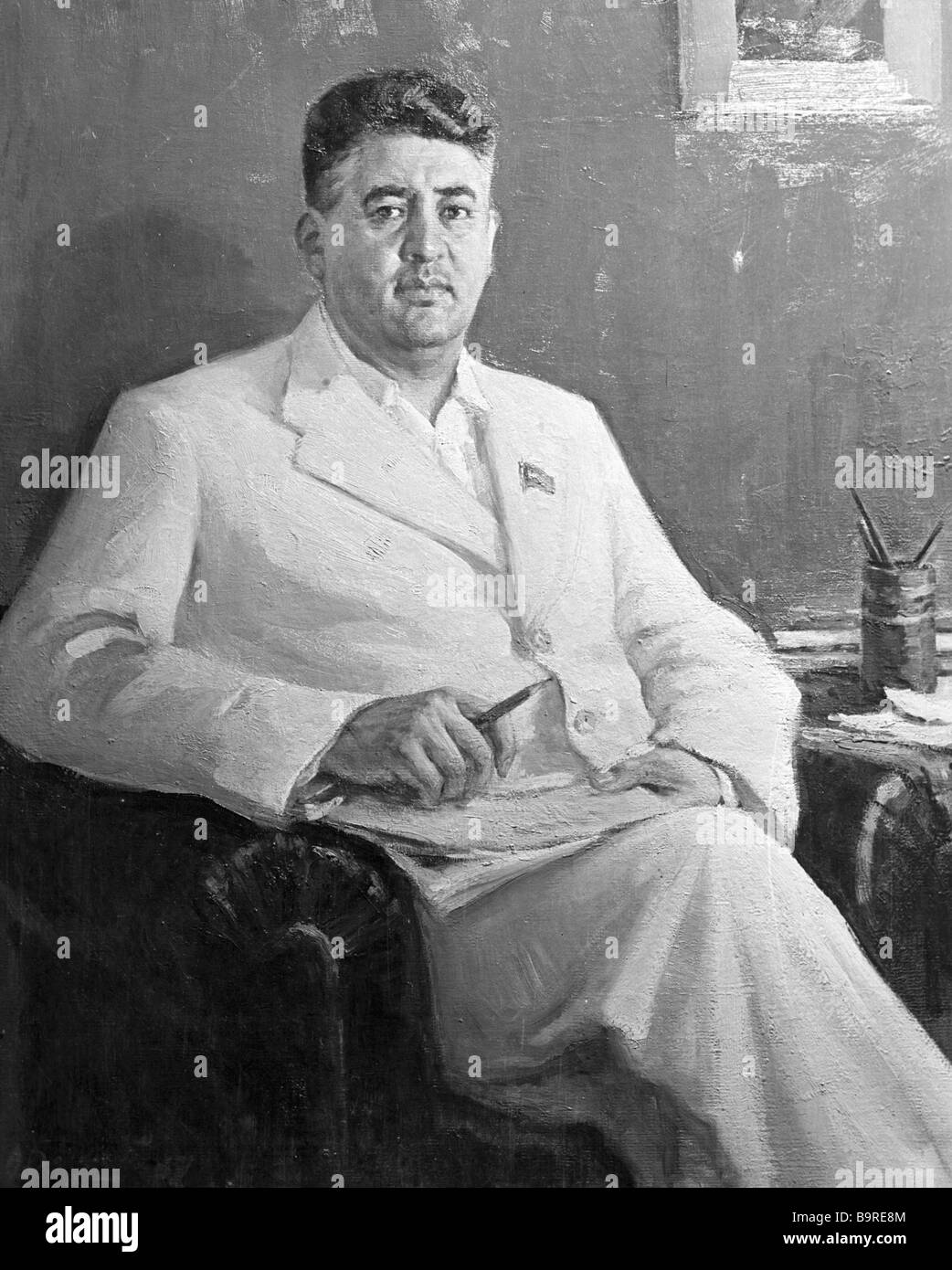 Reproduction of Alexander Beletsky s painting Portrait of Poet Tursun ...