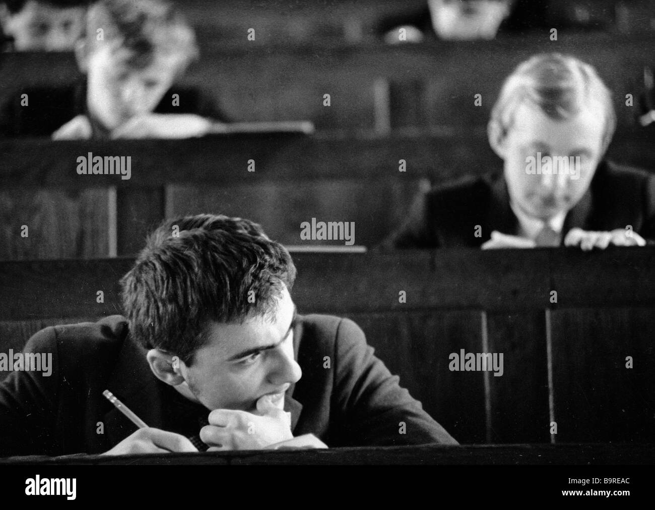An all Union school mathematics contest on in Tbilisi Stock Photo - Alamy