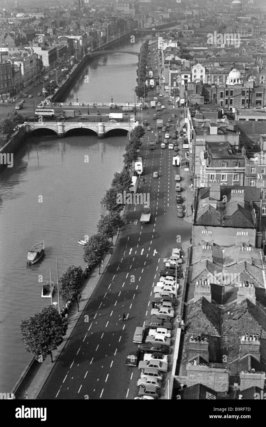 Bird s eye view of Dublin Stock Photo - Alamy