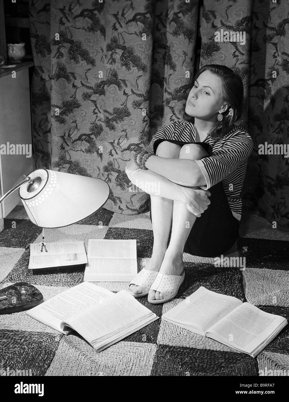 Soviet film actress Inna Kmit Stock Photo - Alamy