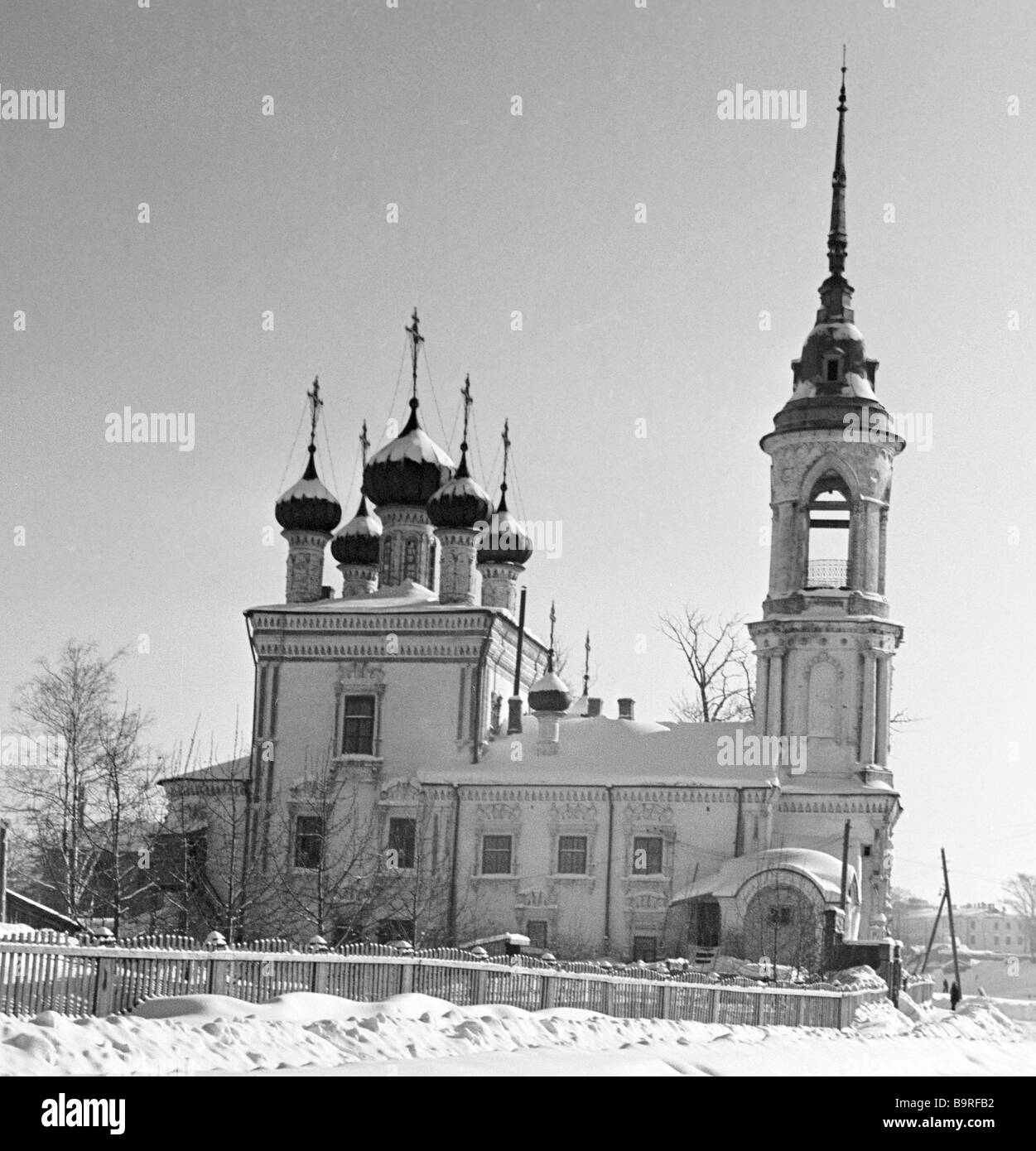 The Candlemas Church 1731 in Vologda Stock Photo - Alamy