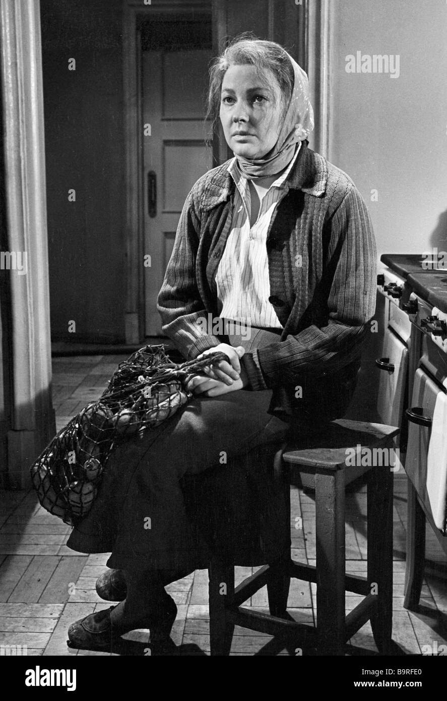 Actress Irina Skobtseva starring in the film Annushka Stock Photo - Alamy