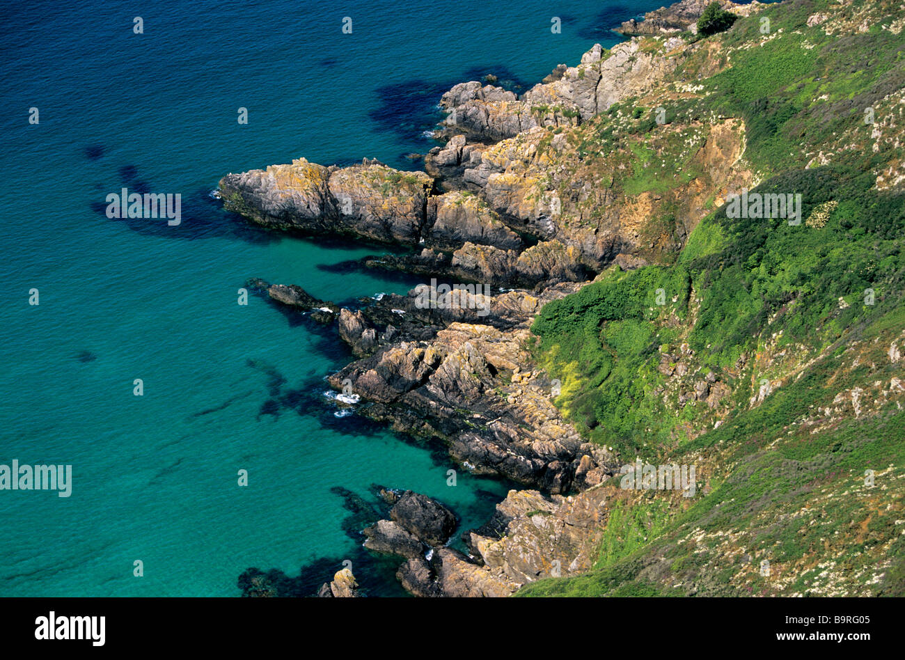 Guernsey aerial hi-res stock photography and images - Alamy
