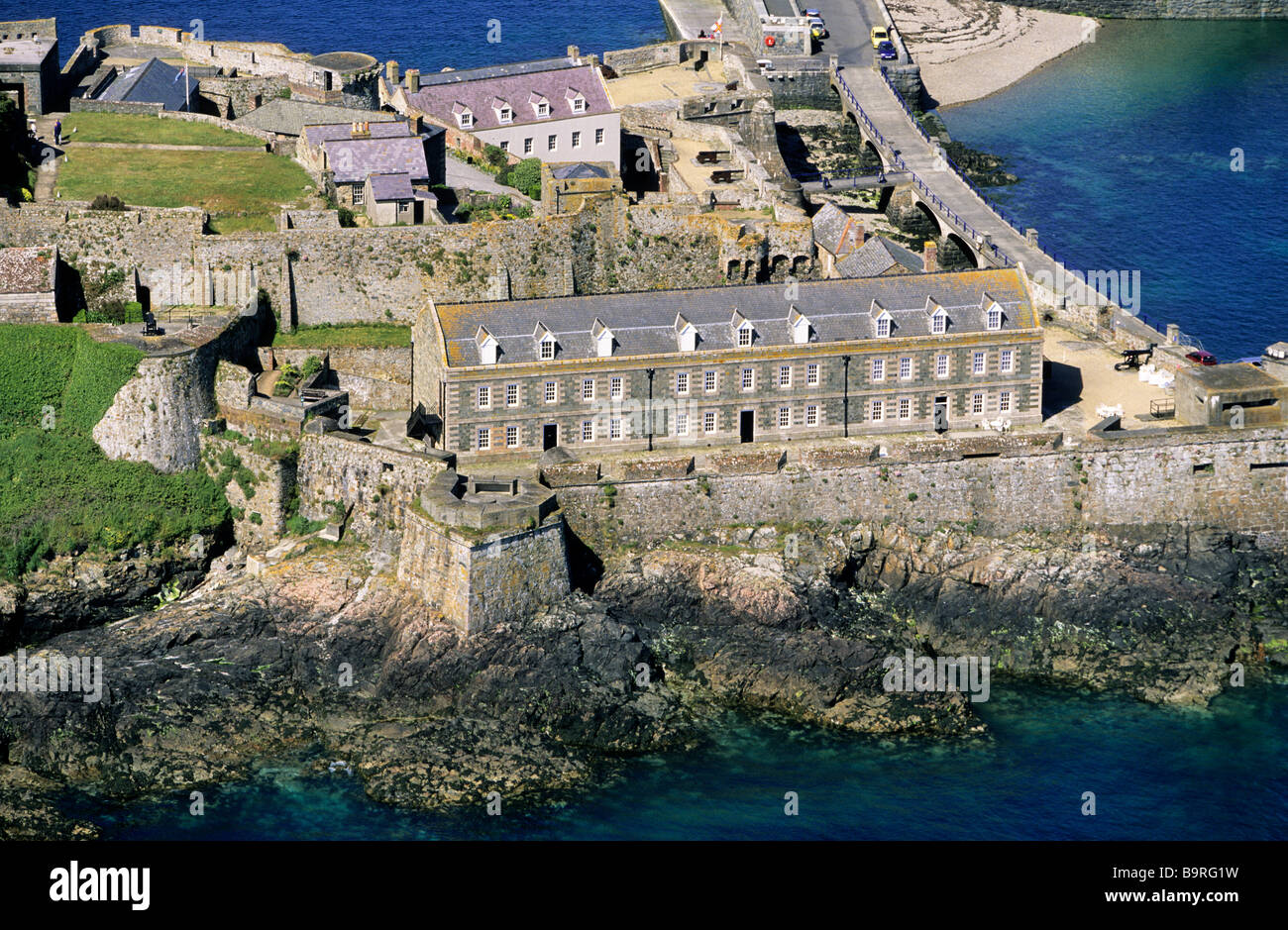 Aerial view of guernsey hi-res stock photography and images - Alamy