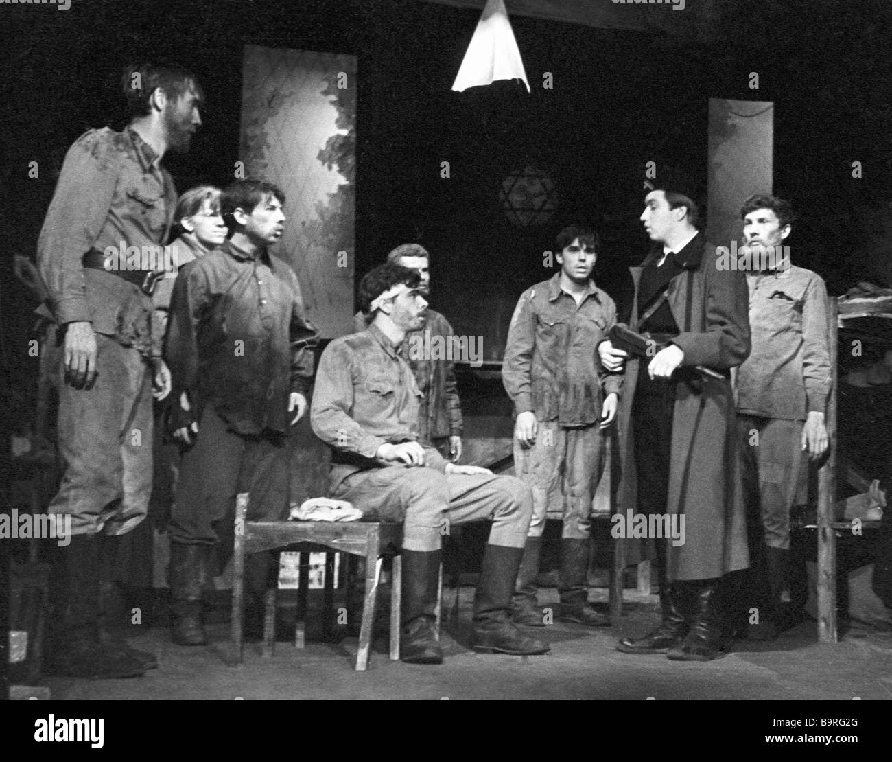 Actors of the Nemirovich Danchenko school studio at the Maxim Gorky ...