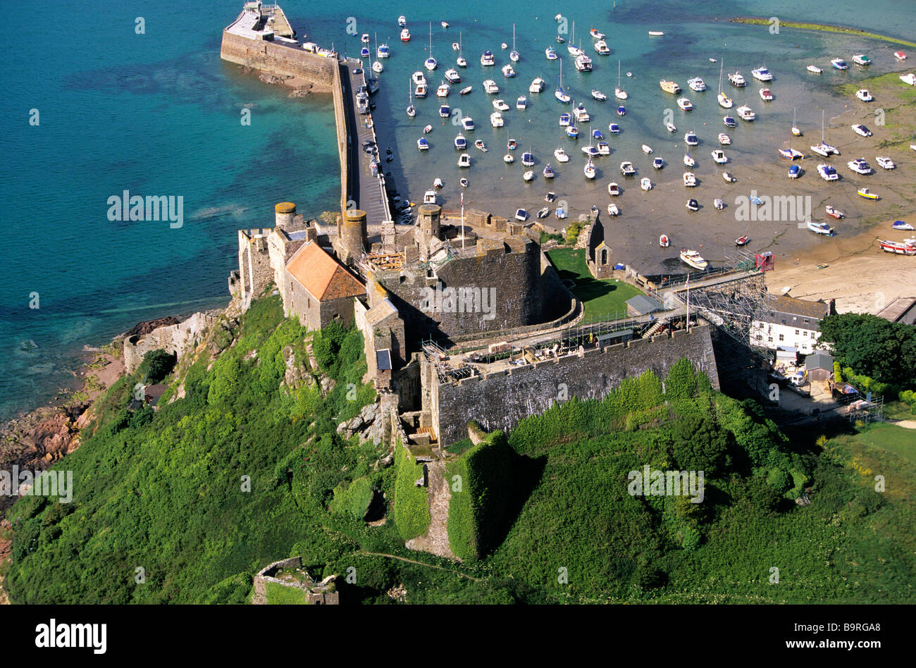 Jersey channel islands aerial hi-res stock photography and images - Alamy