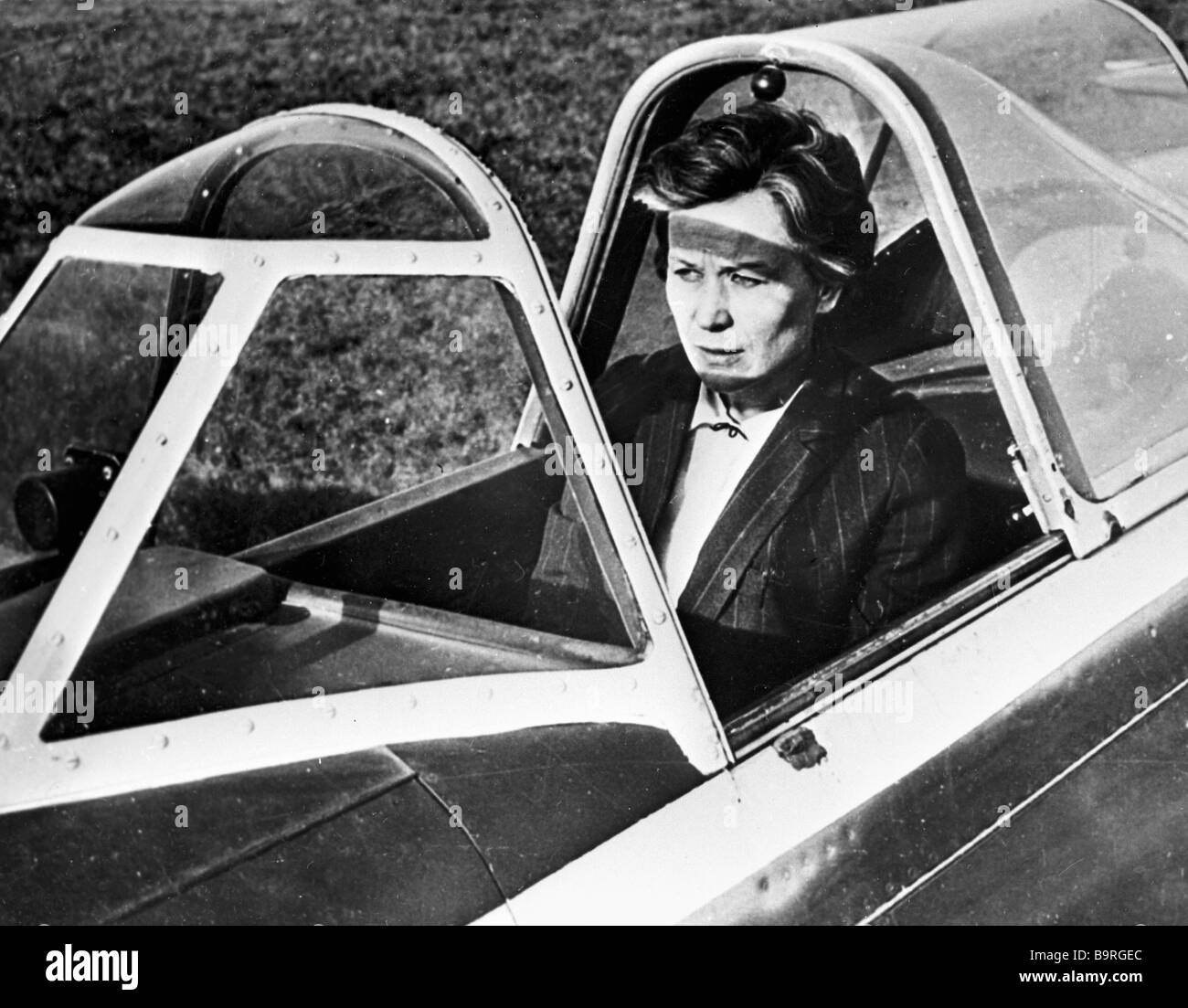 Actress Maya Bulgakova as Nadezhda Petrukhina in Krylya Wings Stock ...