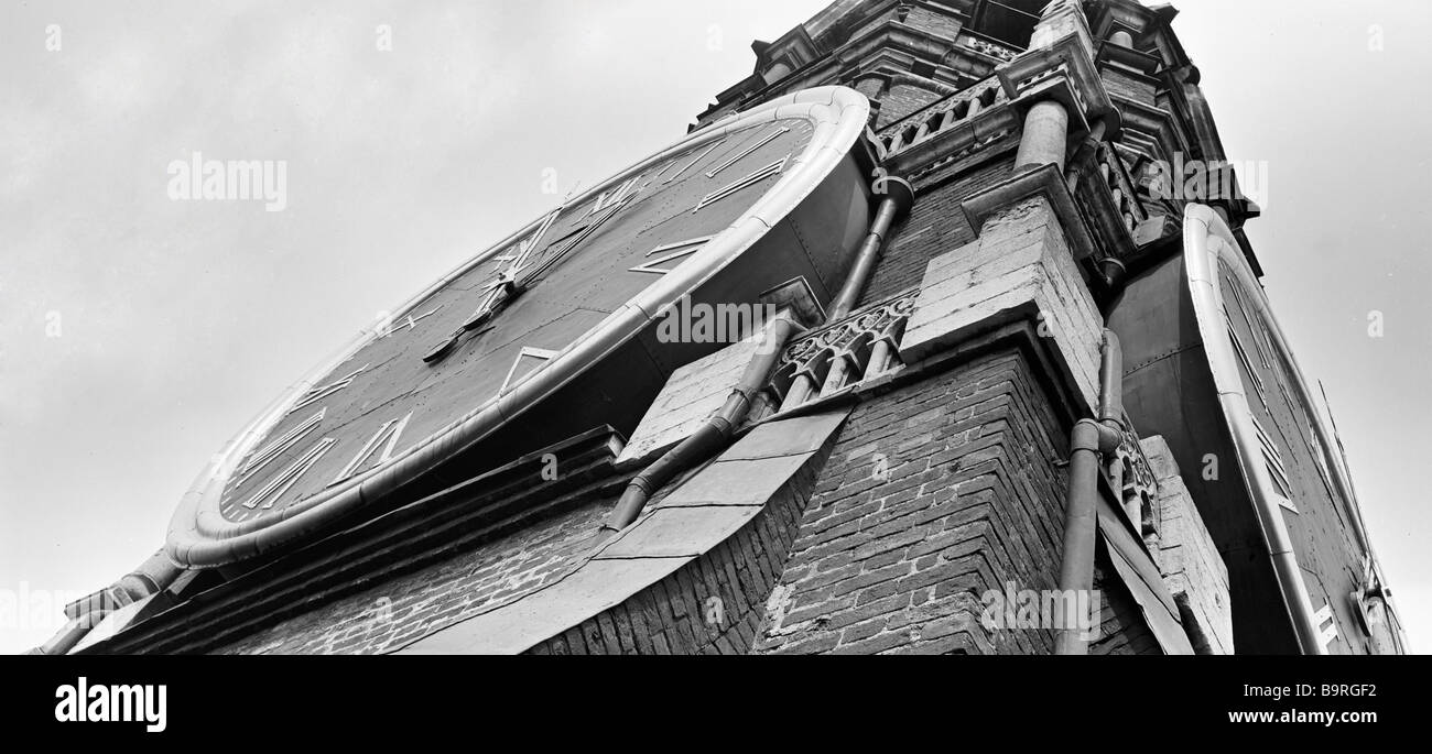 Face of the Kremlin clock on the Spasskaya tower built in 1851 1852 by ...