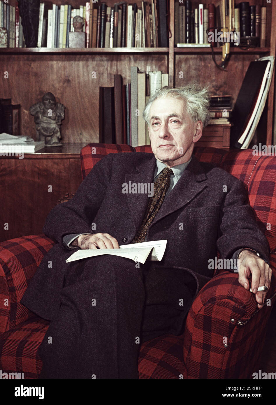 Ilya Ehrenburg a Soviet writer Stock Photo - Alamy