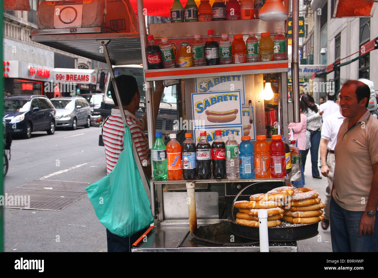 Sidewalk snack booth hi-res stock photography and images - Alamy