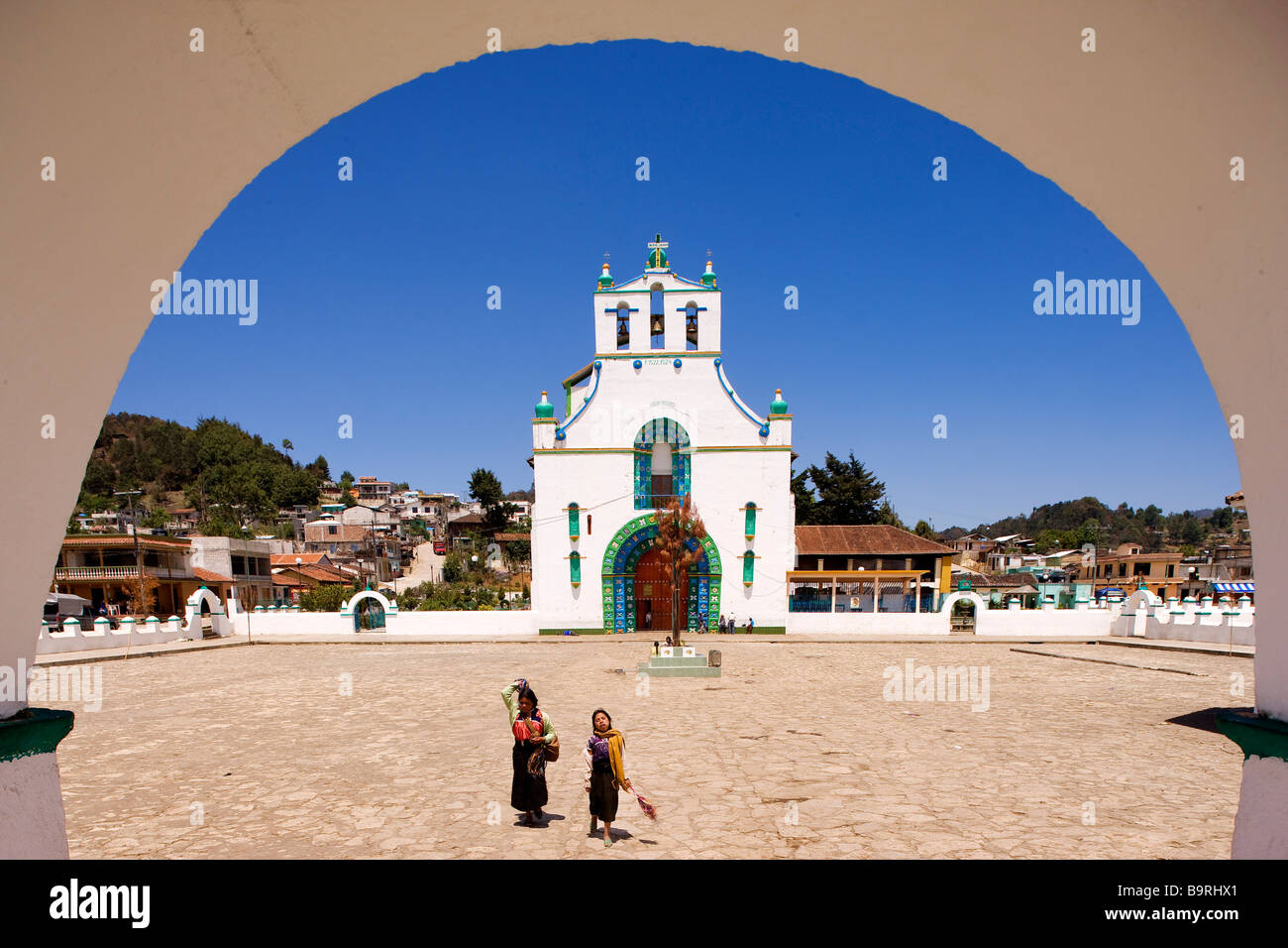 Mexico, Chiapas State, San Juan de Chamula Church Stock Photo - Alamy
