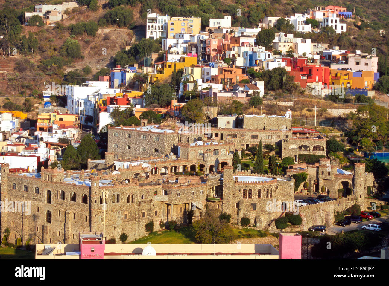 Castillo castle santa cecilia overlooks hi-res stock photography and ...