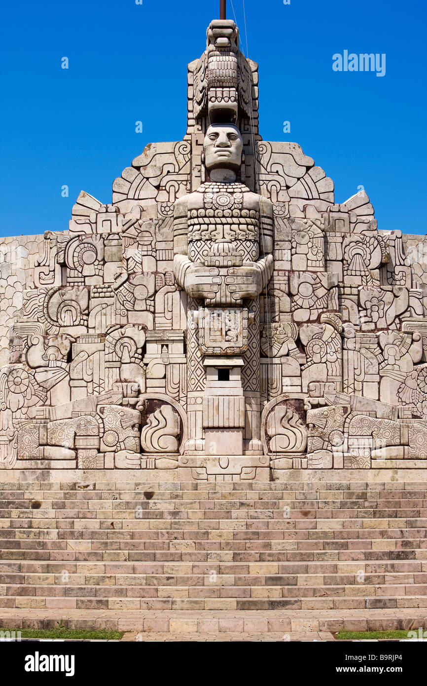 Mexico, Yucatan State, Merida, Monumento a la Bandera (Monument to the ...