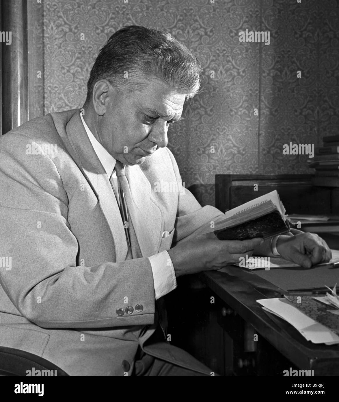 Soviet writer Nikolai Pogodin Stock Photo - Alamy