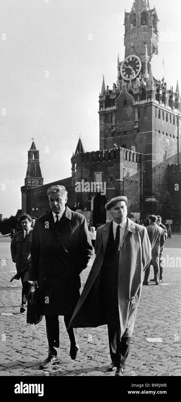 Nikolai Plotnikov as Nitochkin right and Igor Vladimirov as Gubanov left in film Your ...