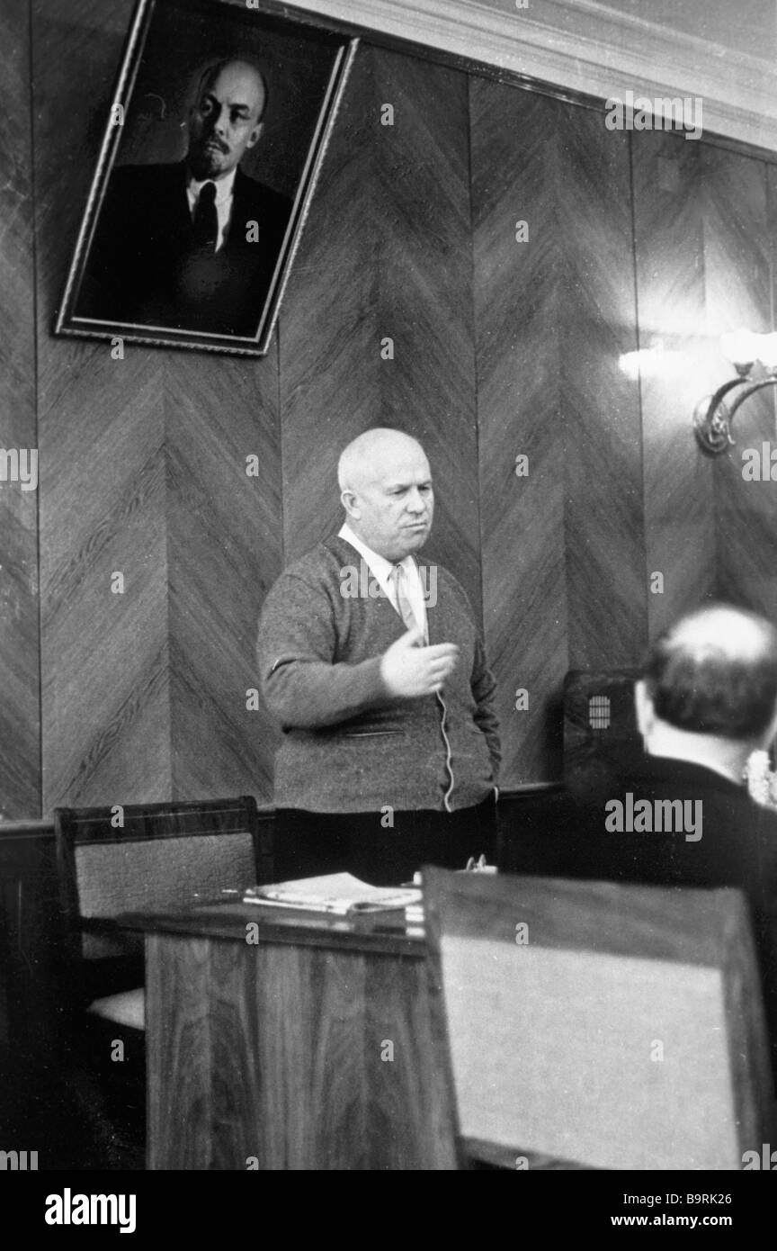 Nikita Khrushchev In Dacha High Resolution Stock Photography and Images ...