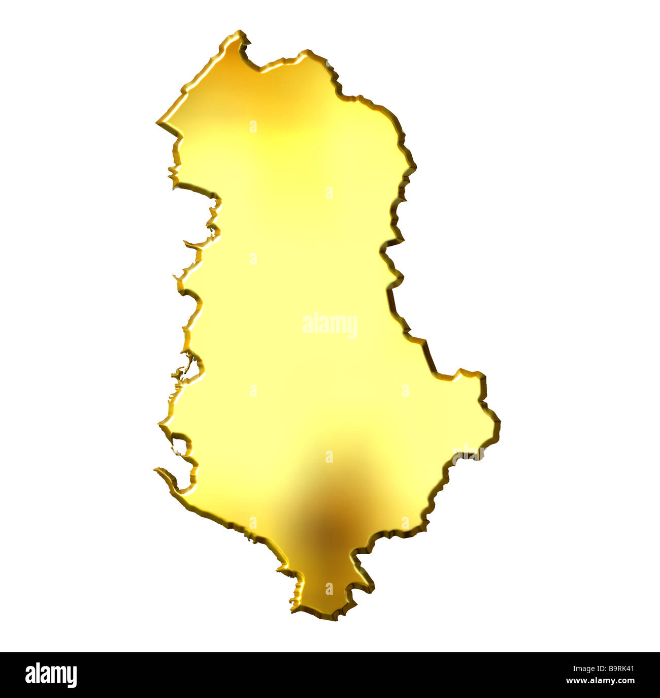 Albanian map hi-res stock photography and images - Alamy