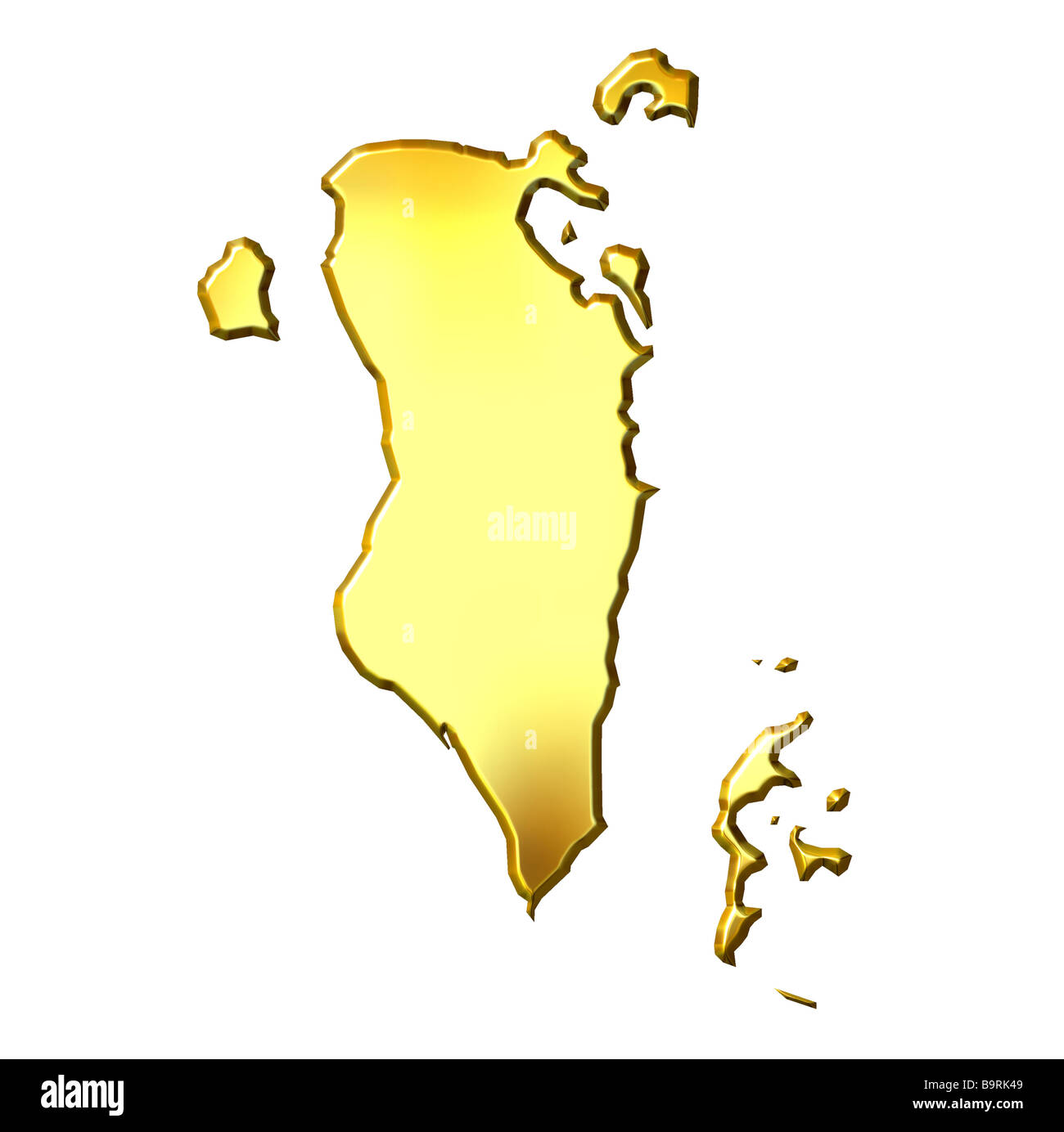 Bahrain gold map hi-res stock photography and images - Alamy