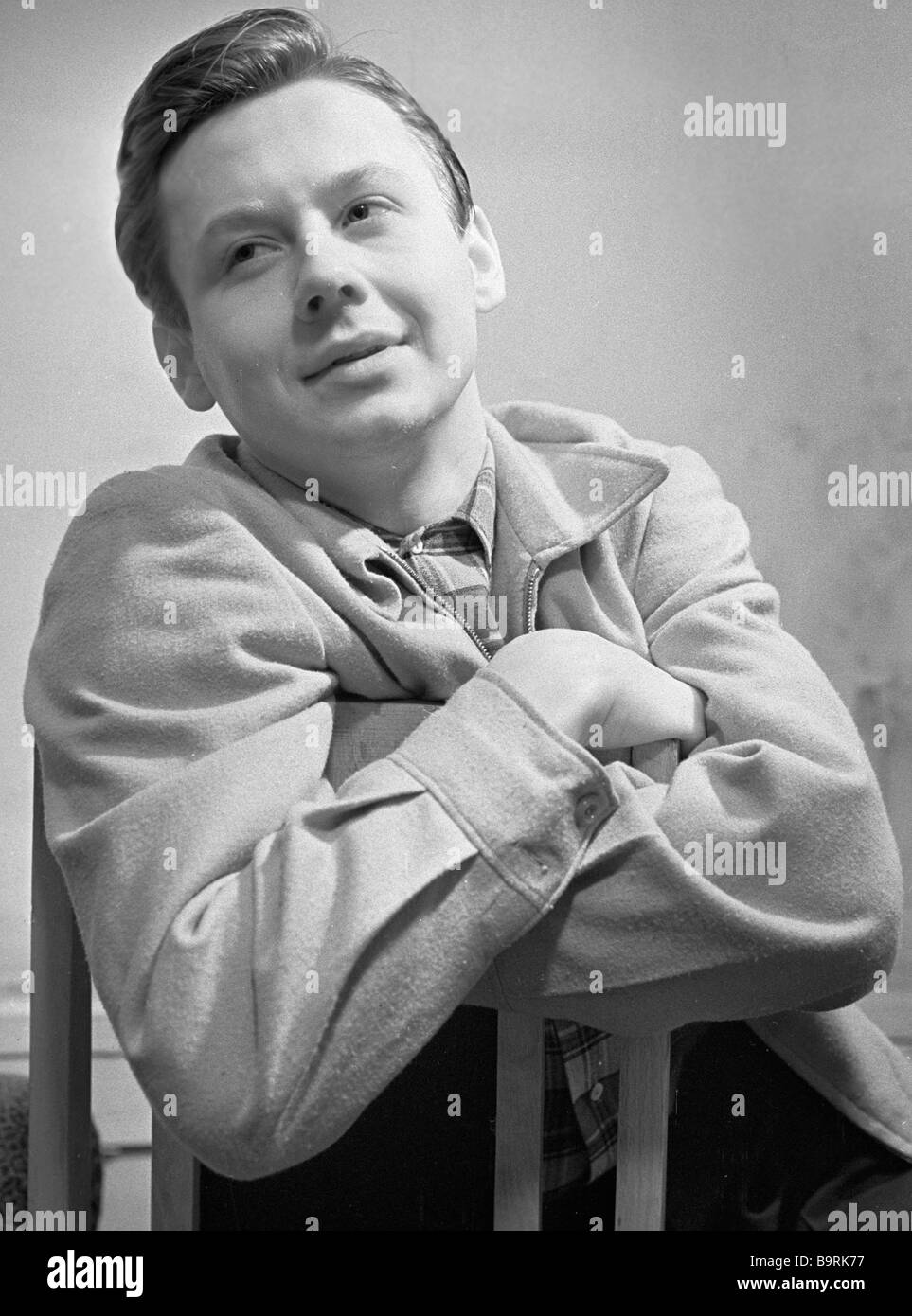 Actor Oleg Tabakov as Slavka in Alexander Volodin s play Five Evenings ...