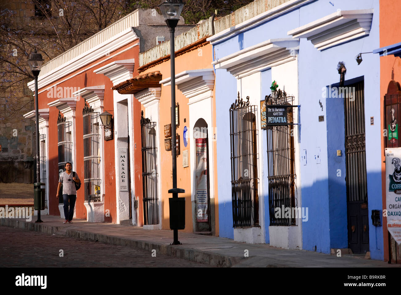 Mexico, Oaxaca State, Oaxaca City, historical colonial centre ...