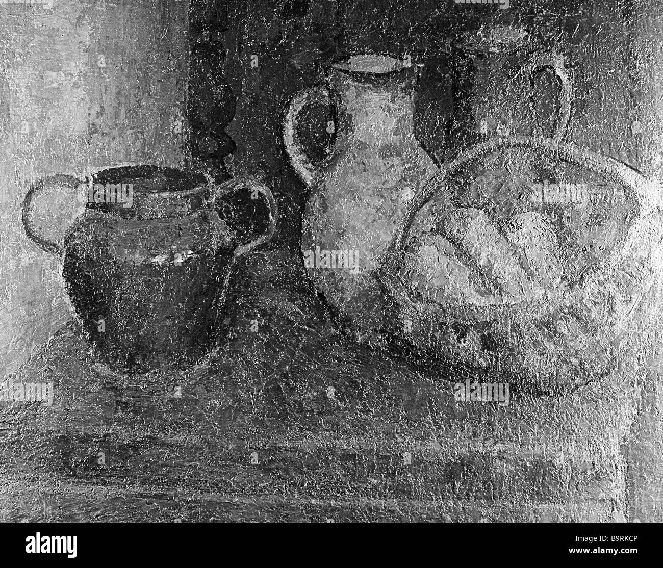 Replication of Robert Falk s Still life with milk crocks Stock Photo ...