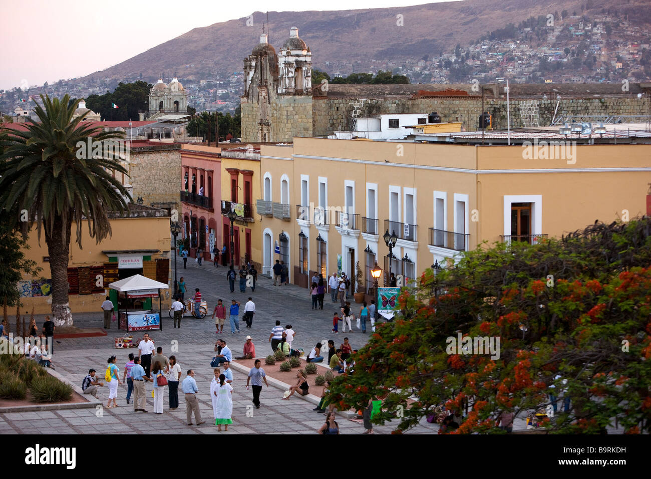Mexico, Oaxaca State, Oaxaca City, historical colonial centre ...