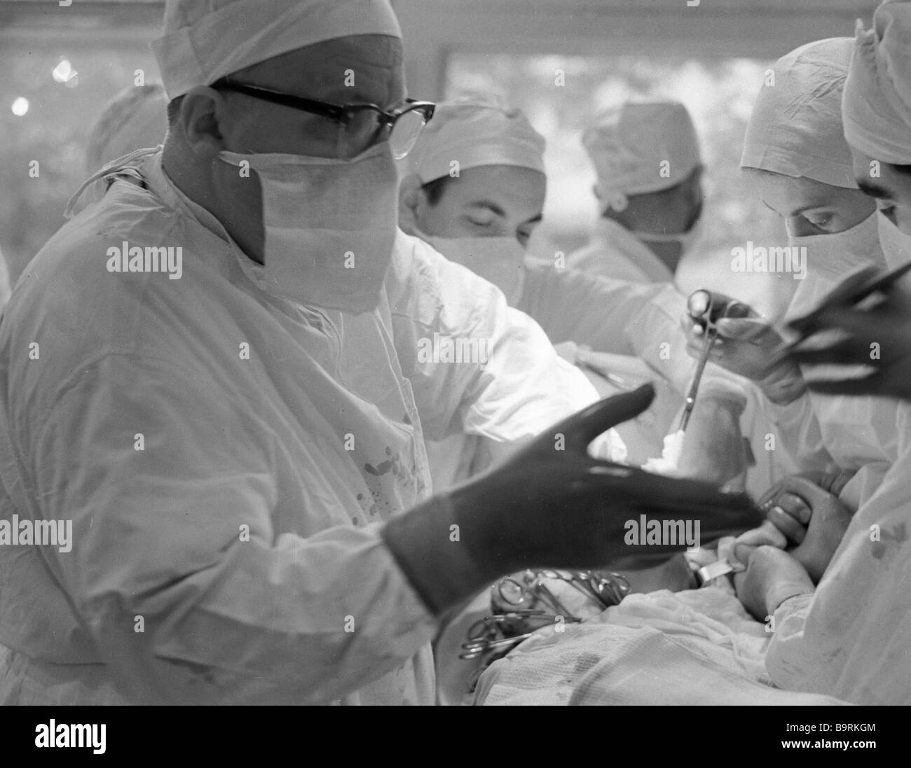 Professor Boris Petrovsky operating Stock Photo - Alamy