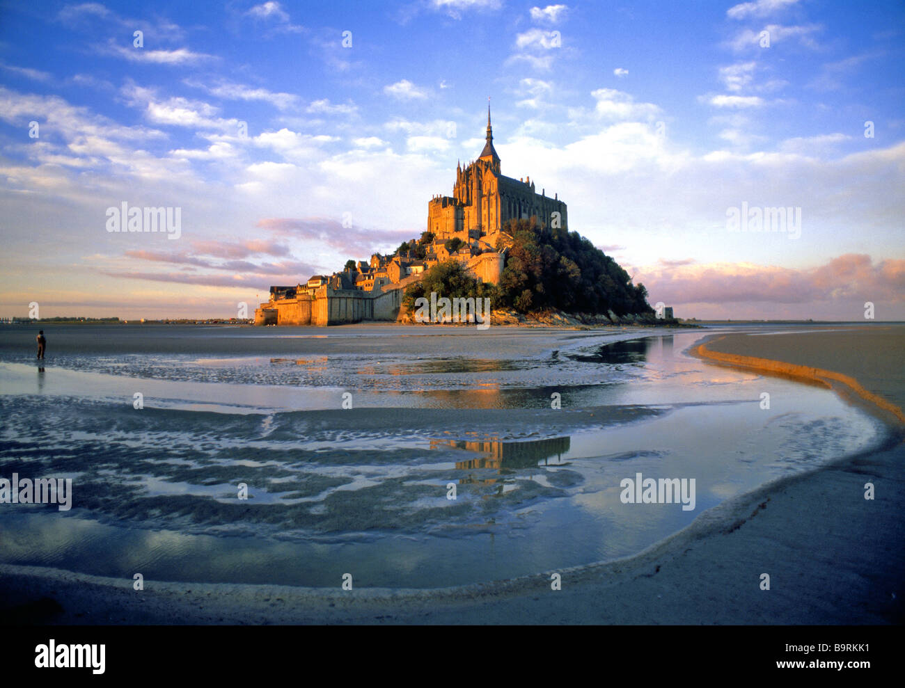 France, Manche, Mont Saint Michel, classified as World Heritage by ...