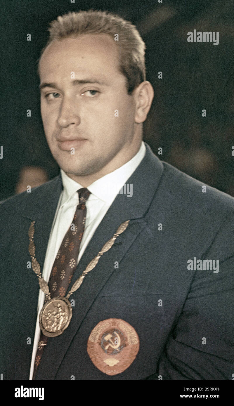 Weightlifter Yury Vlasov Olympic champion 1960 Stock Photo - Alamy