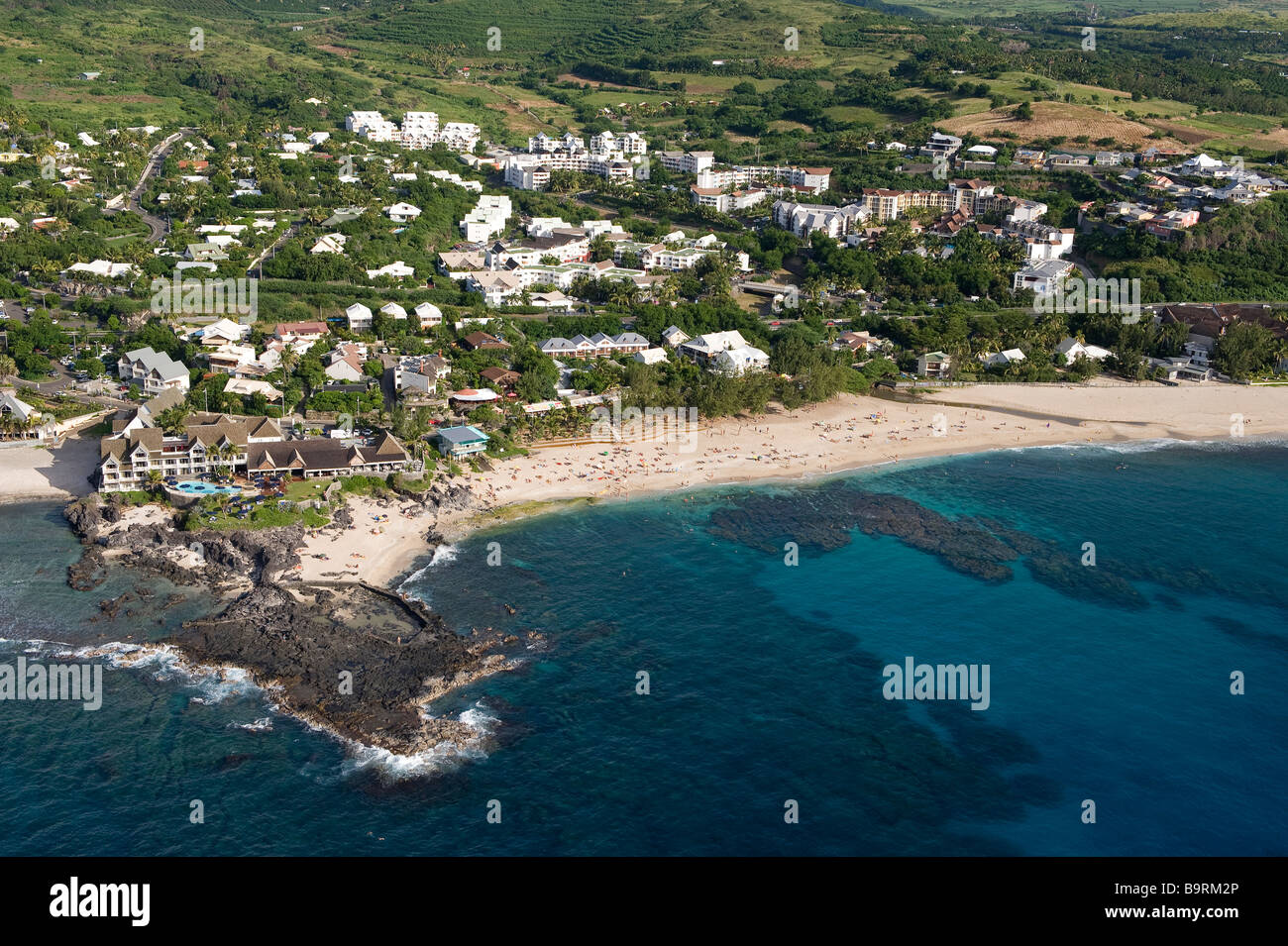 France, Reunion Island, Saint Paul, Boucan Canot beach, Boucan Canot ...