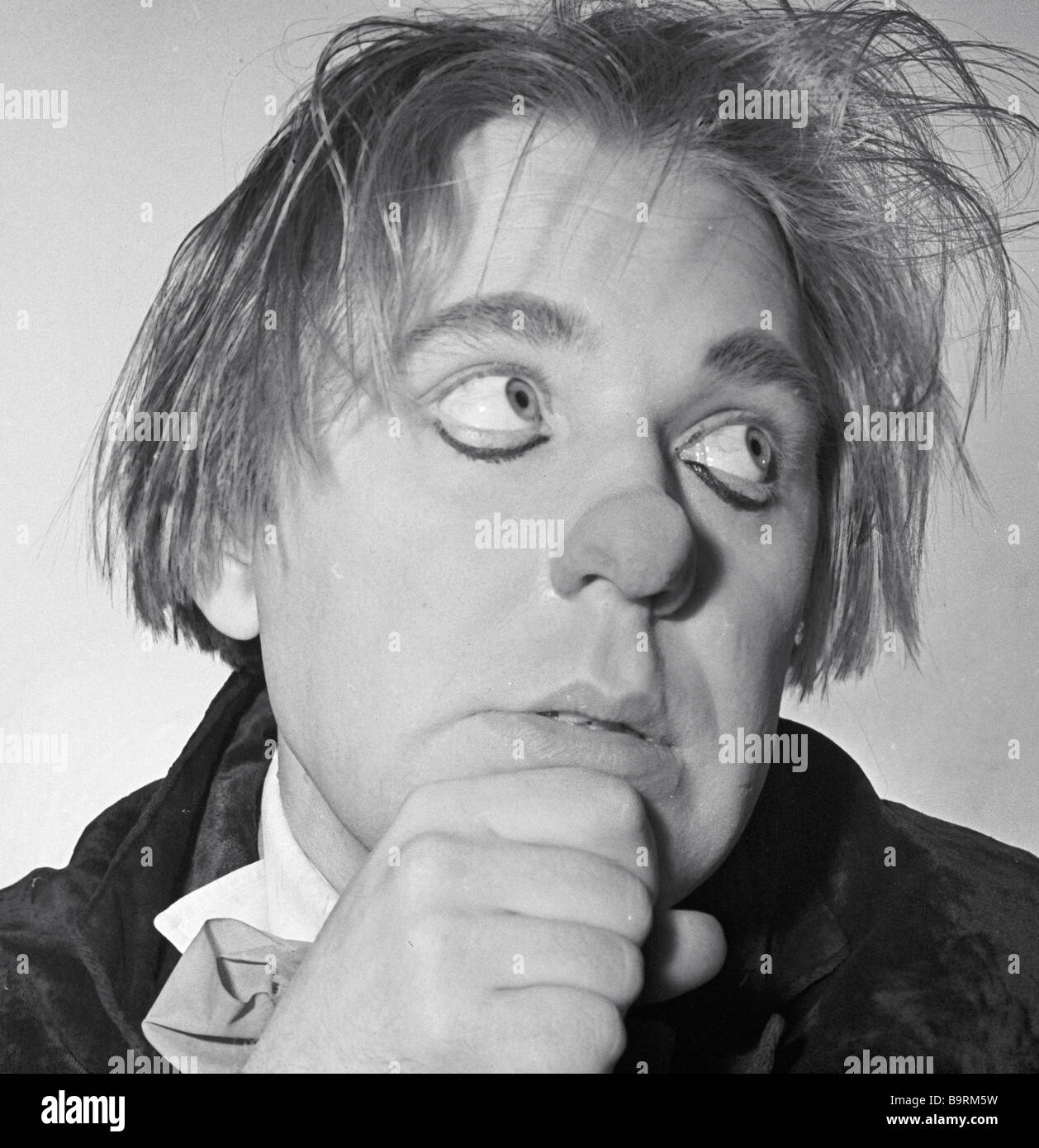 Circus actor Oleg Popov Stock Photo - Alamy