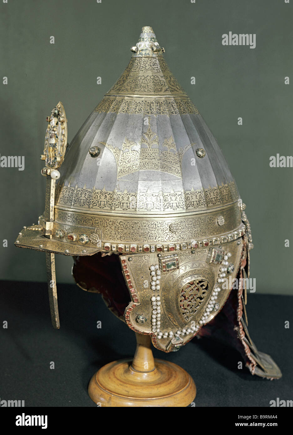Armorer Nikita Davydov Czar Mikhail Romanov s helmet 1621 Armory ...