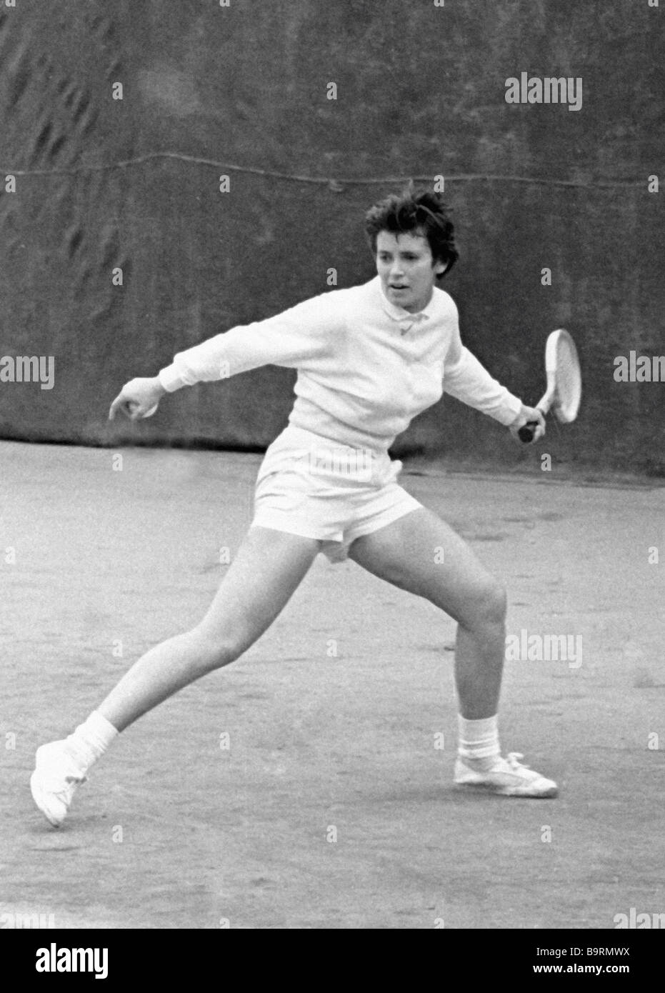 Soviet tennis player Anna Dmitriyeva Stock Photo - Alamy