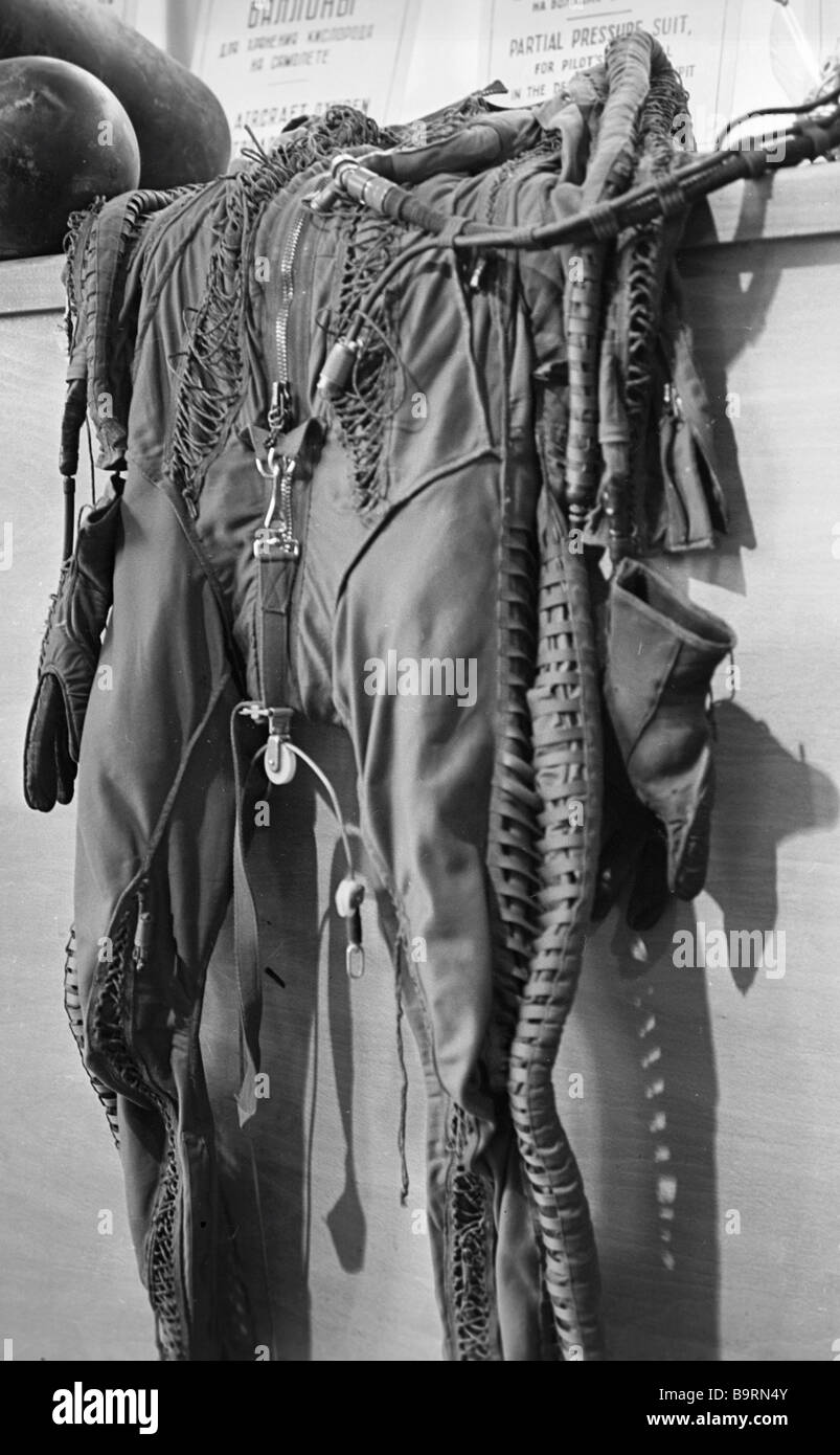 The high altitude pressurized suit worn by spy pilot Francis Gary ...