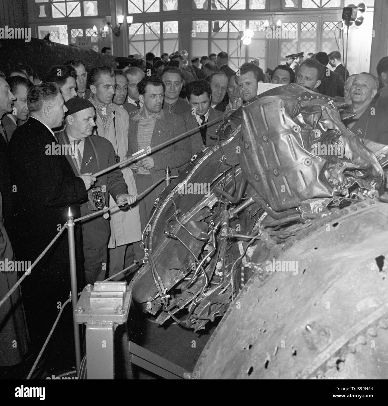 The engine of the downed American Lockheed U 2 plane piloted by spy ...