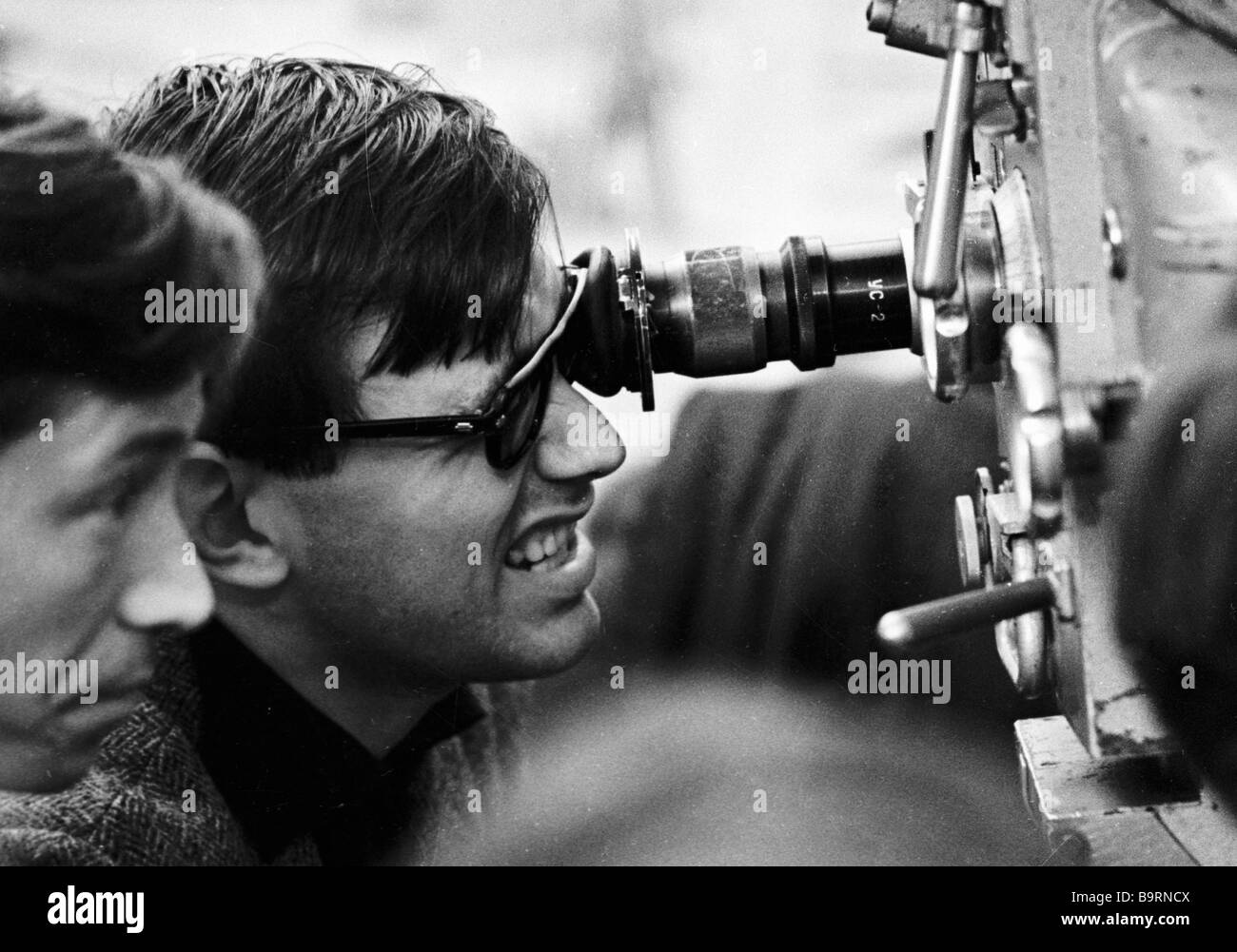 Film maker Andrei Mikhalkov Konchalovsky at work Stock Photo - Alamy