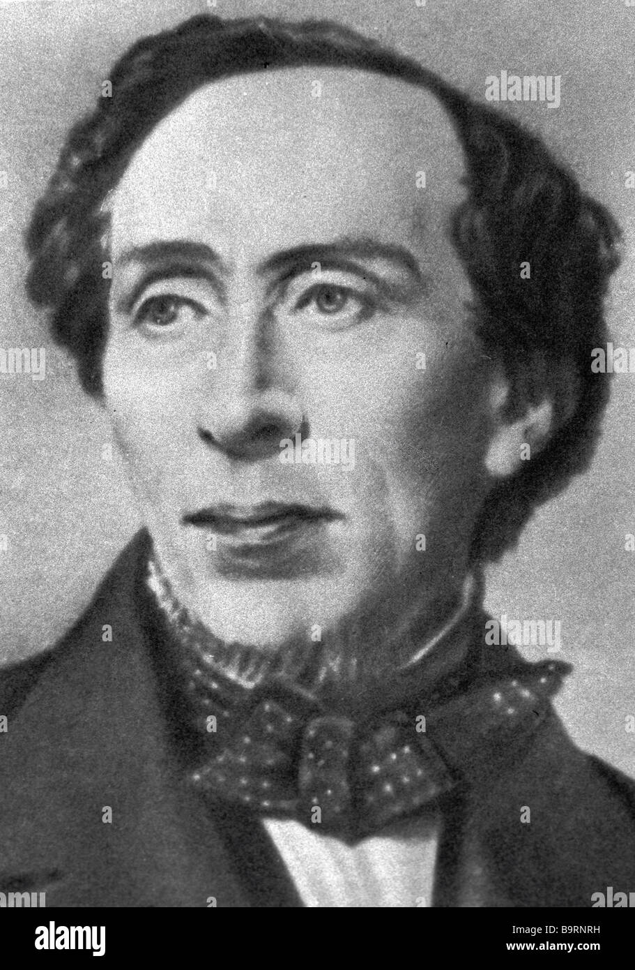Writer Hans Christian Andersen 1805 1870 Stock Photo - Alamy