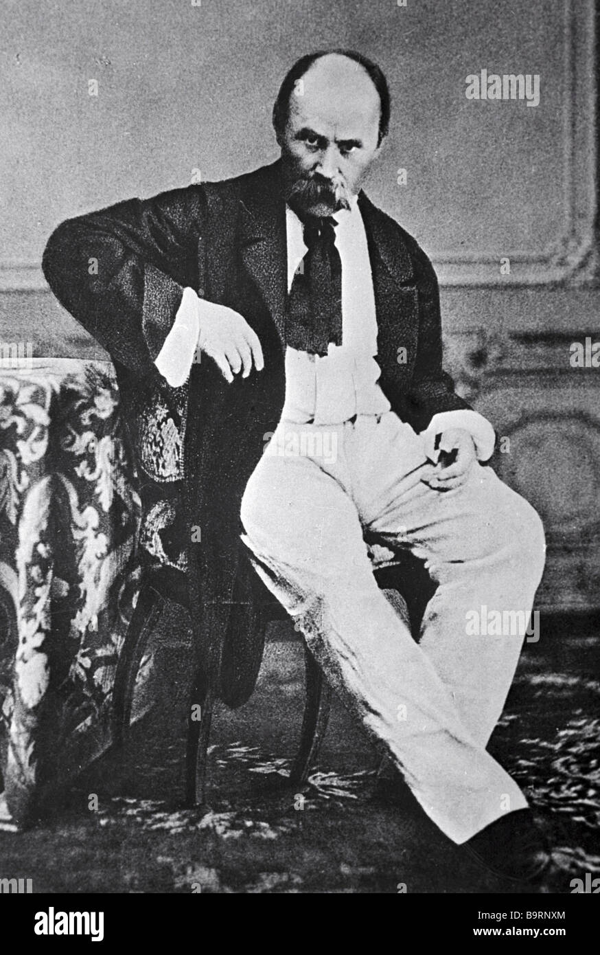 Ukrainian poet Taras Shevchenko 1814 1861 Stock Photo - Alamy