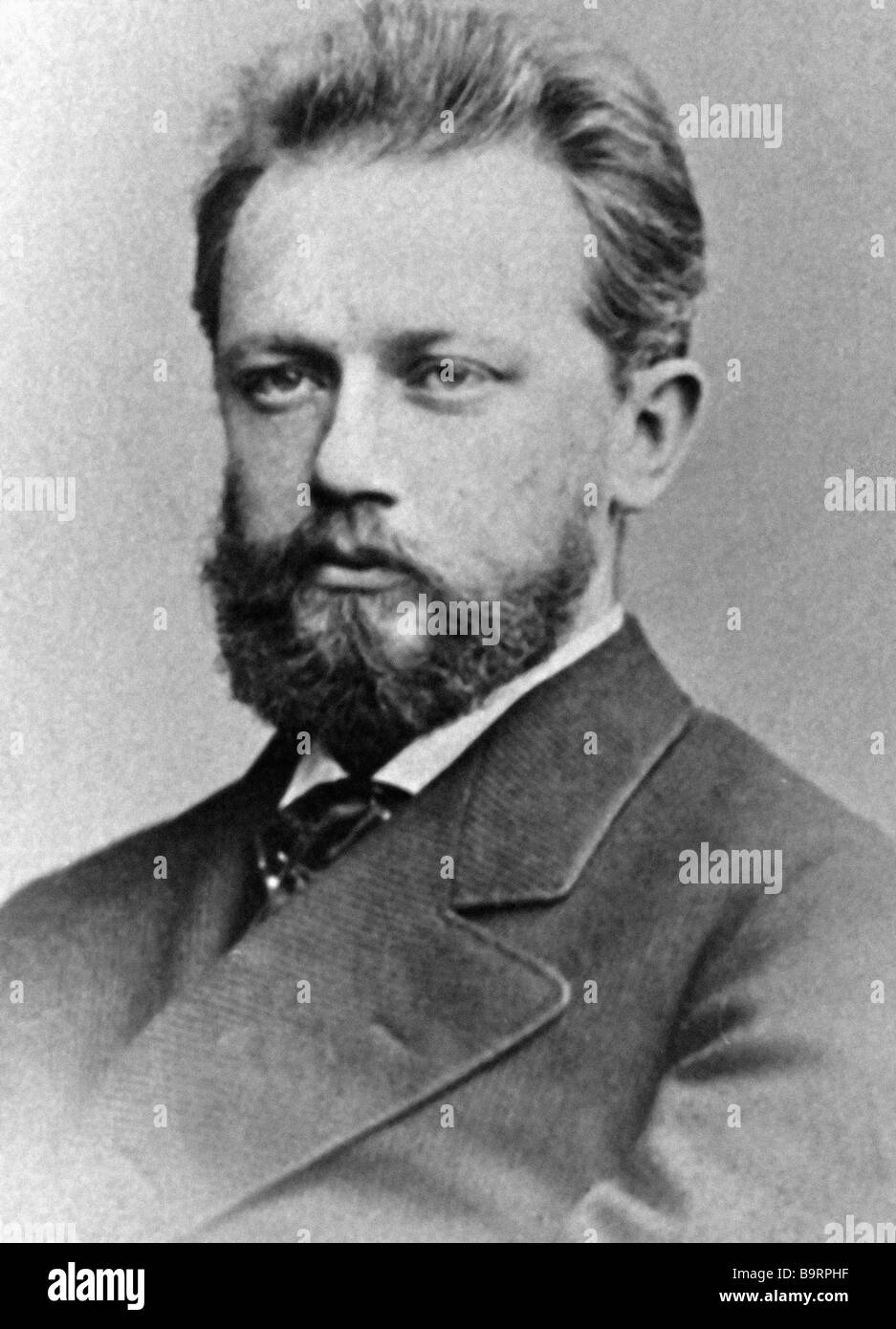 Russian composer Pyotr Tchaikovsky Stock Photo - Alamy