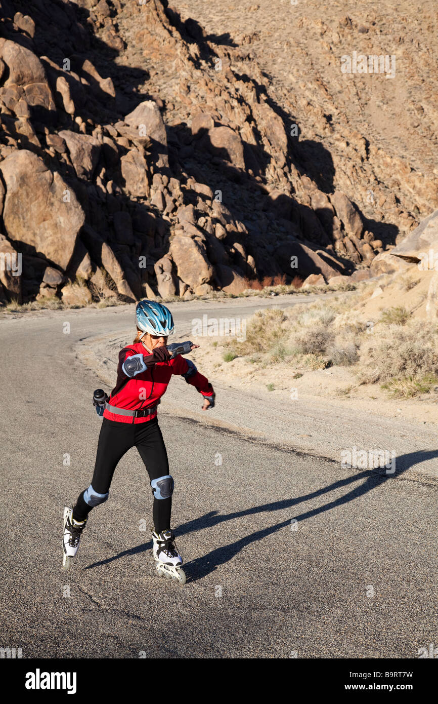 Rollerblading in road hi-res stock photography and images - Alamy