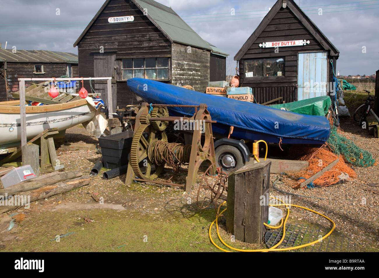 Southwold fishing huts hi-res stock photography and images - Alamy