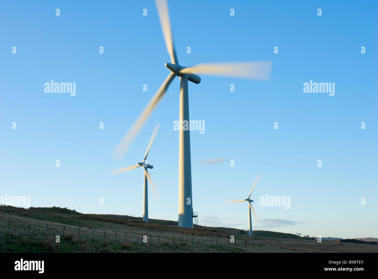 Lambrigg Windfarm, above Junction 37 of M6, near Kendal, Cumbria ...