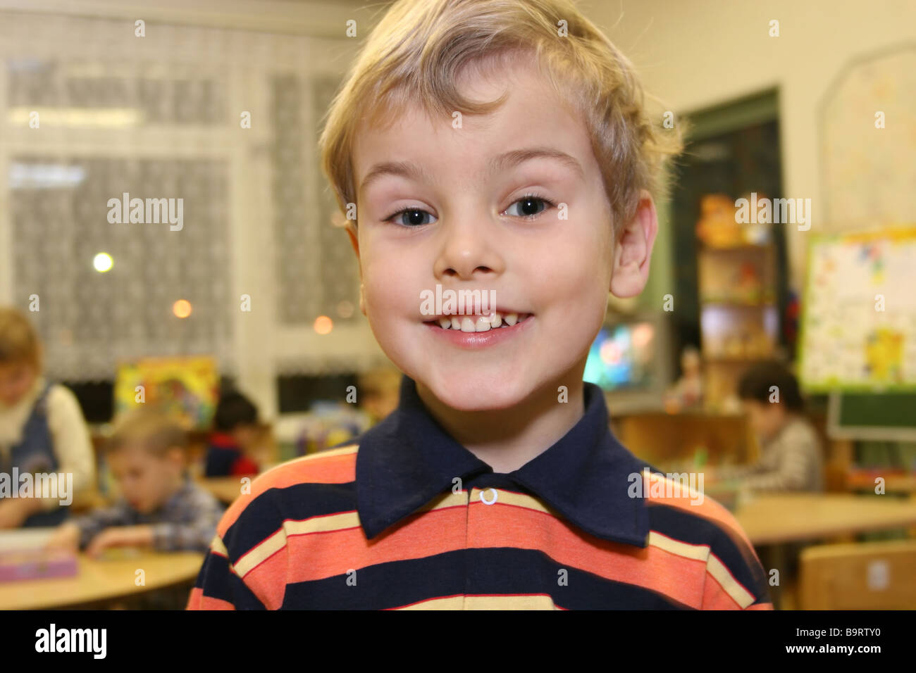 child in kindergarten Stock Photo - Alamy