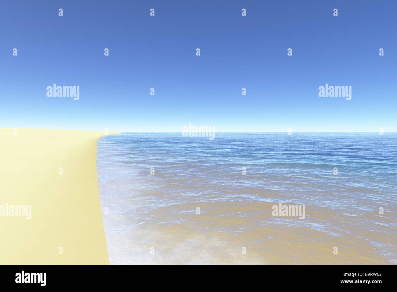 perfect beach 2 Stock Photo - Alamy